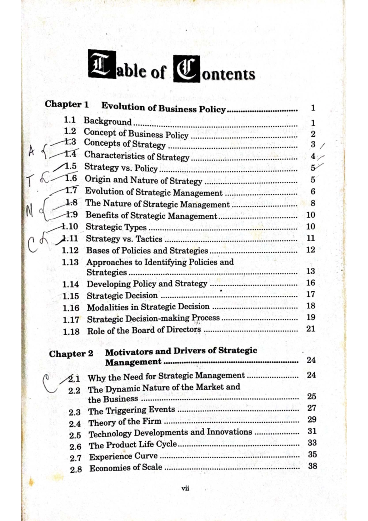 Evolution of Business Policy and Strategy: Chapter Insights - Studocu