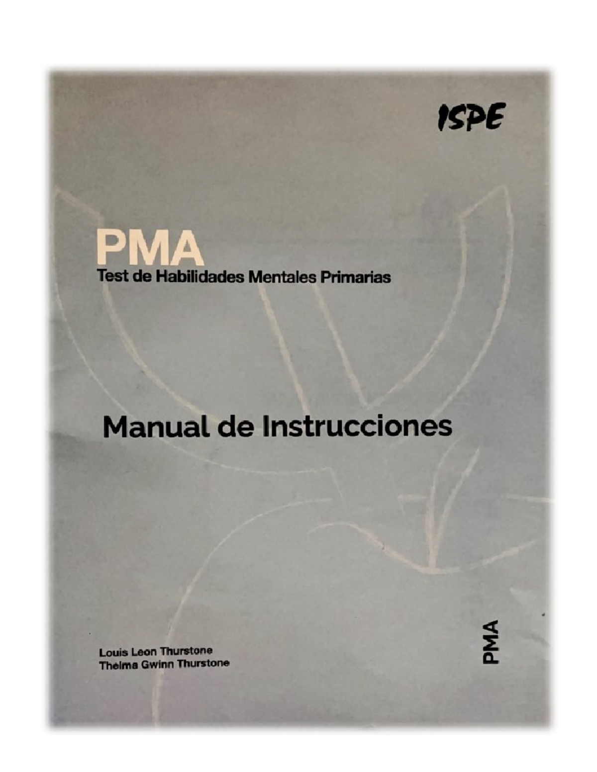 ISPE PMA Test de Habilidades Mentales Primarias - Manual de ...