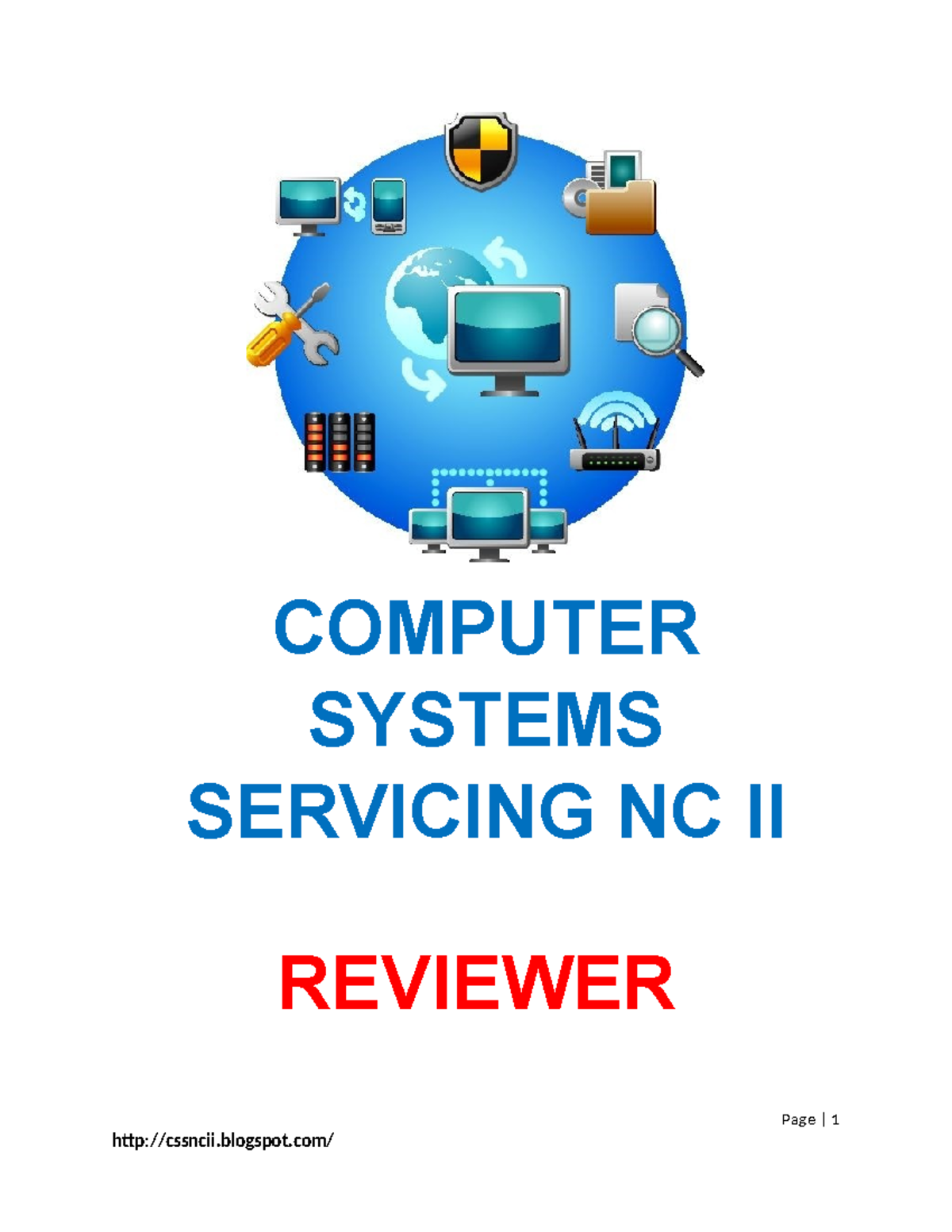 Computer- Systems- Servicing-NC-II- Reviewer-docx - COMPUTER SYSTEMS ...