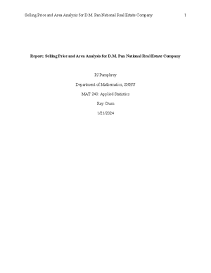 Psy 327 mod 4 final project milestone two - PJ Fontenot PSY 327 4-2 ...