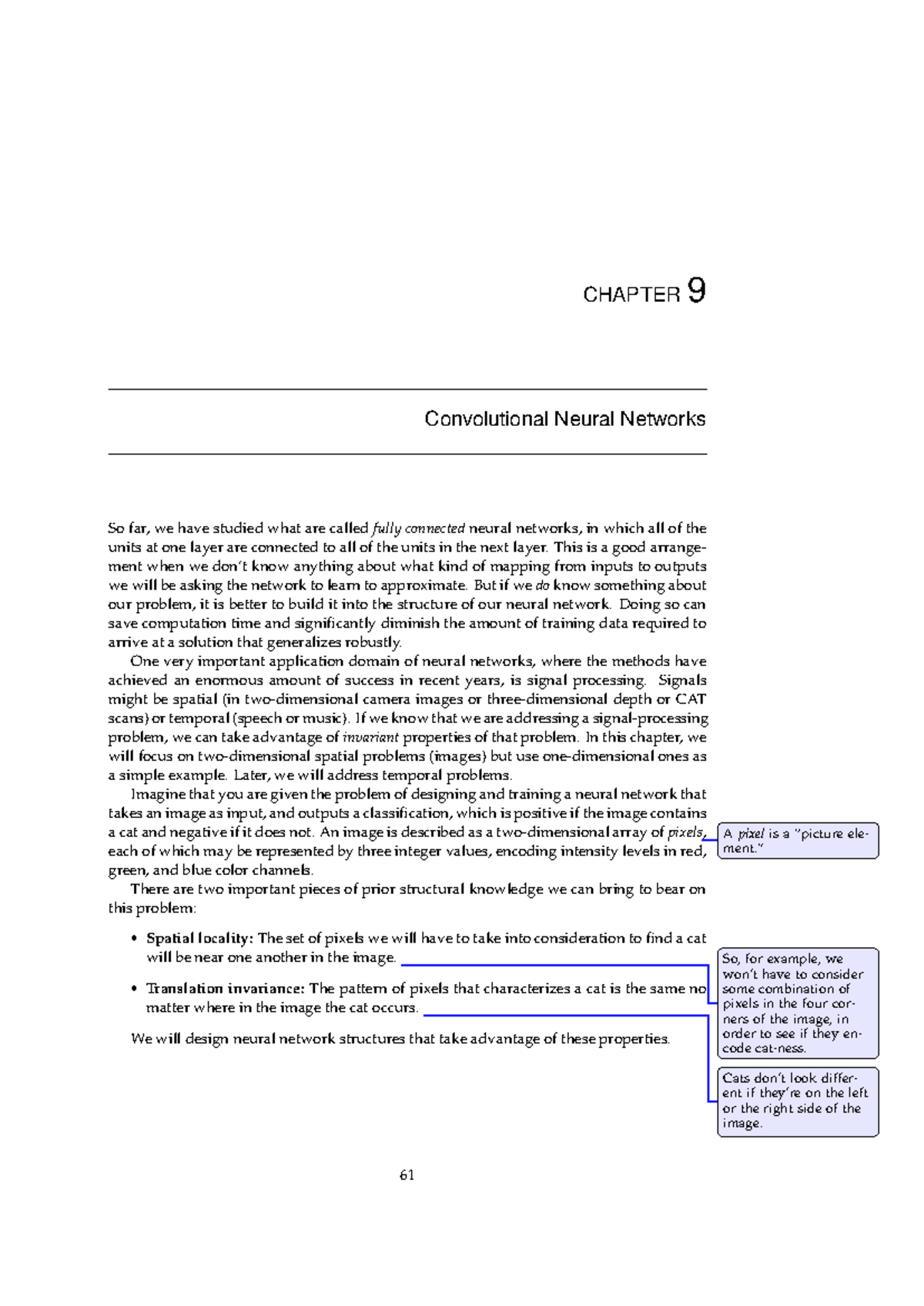 CHAPTER 9: Convolutional Neural Networks Overview and Key Concepts - Studocu