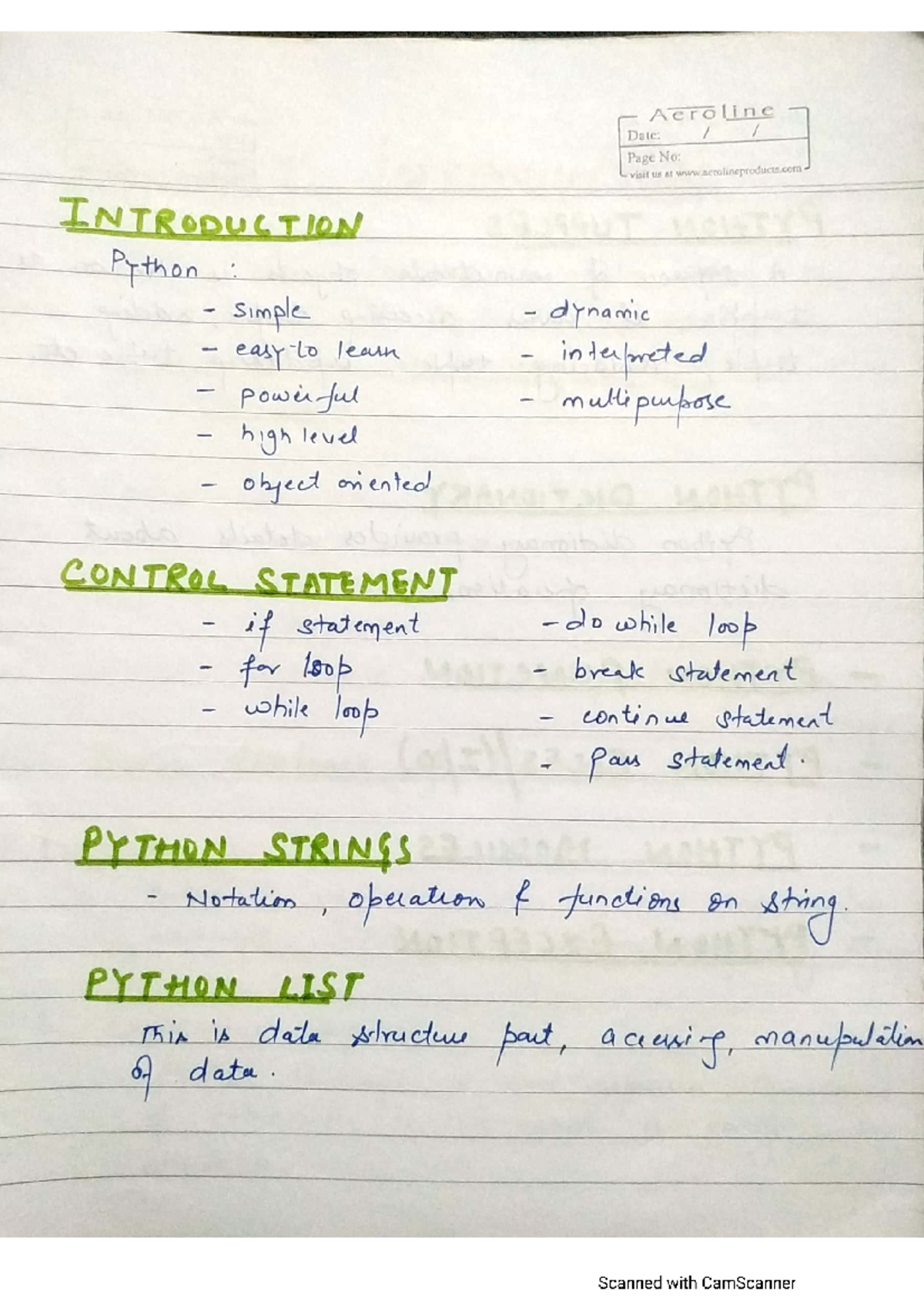 Introduction to Python Programming: Concepts & Applications (3002) - Studocu