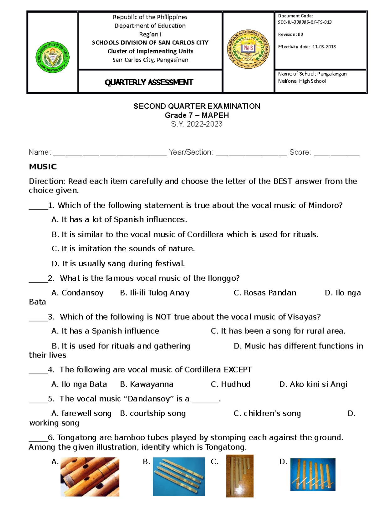 Pageant Rubrics - Criteria for Judging - PRODUCTION NUMBER Candidate ...