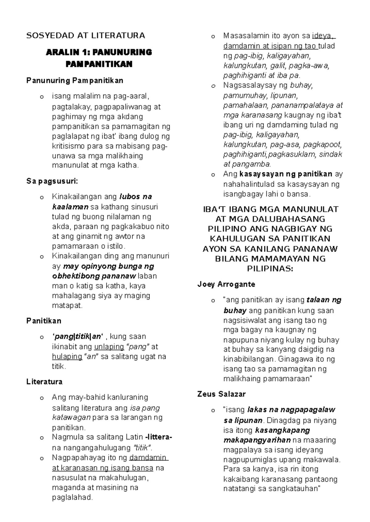 Virgilio S. Almario: Pagsusuri sa Kanyang Panitikan at Kritikal na Akda ...
