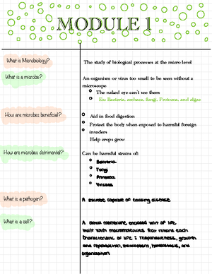 Micro Exam 1 - Full Exam 1 - BIOD 171 Essential Microbiology Portage ...