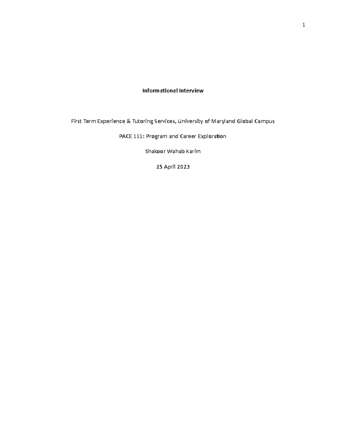 Unit 6 Assignment: Informational Interview Insights in Cybersecurity ...