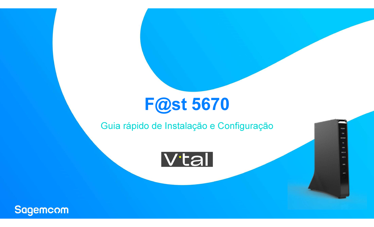 Guia Rápido de Instalação e Configuração da ONT 5670v2 - Studocu