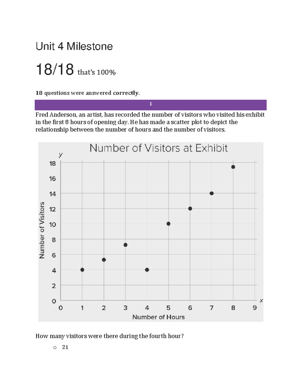 Intro to Statistics - Unit 4 Milestone Review and Answers - Studocu