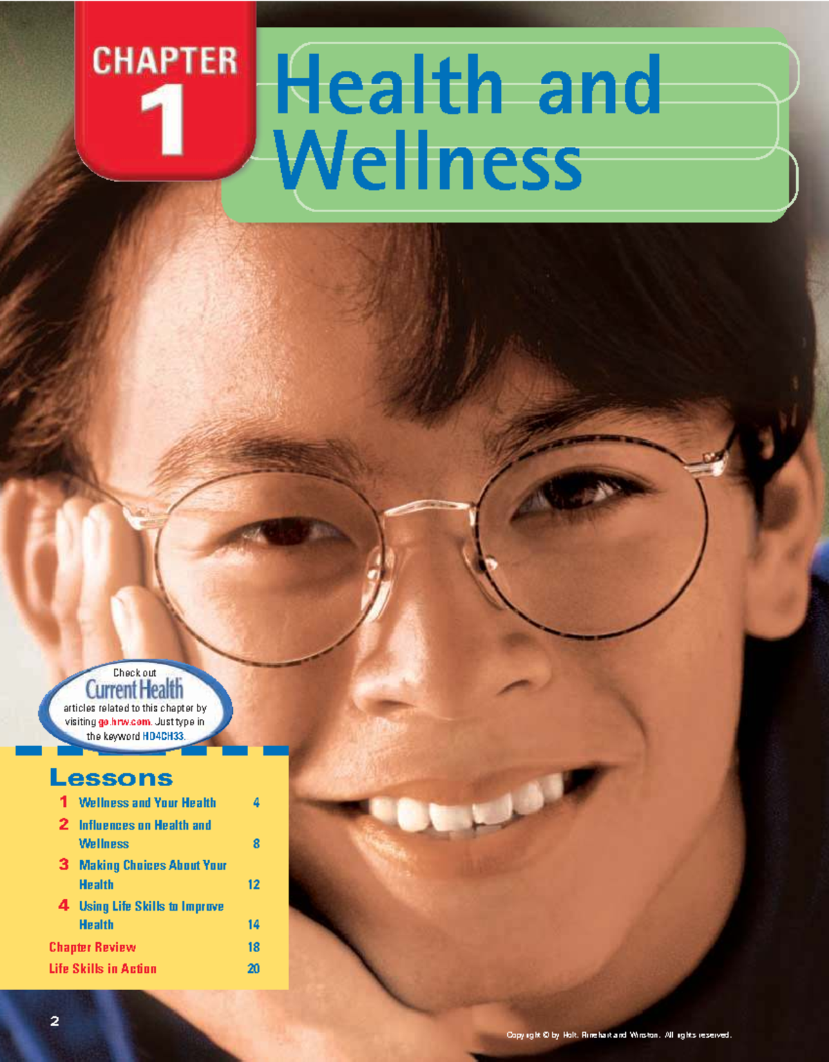 Health and Wellness: Chapter 01 Overview and Key Concepts - Studocu