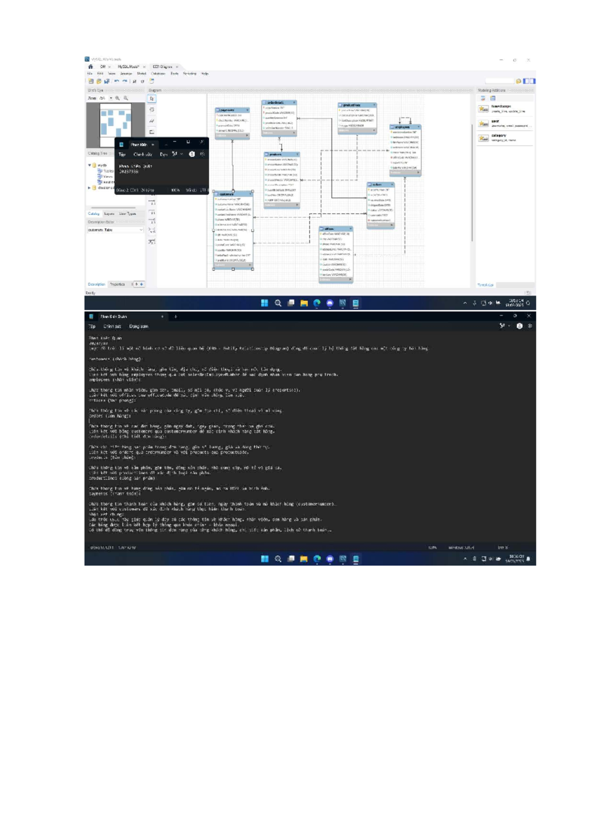 MySQL Workbench OM EER Diagram for Order Management System - Studocu