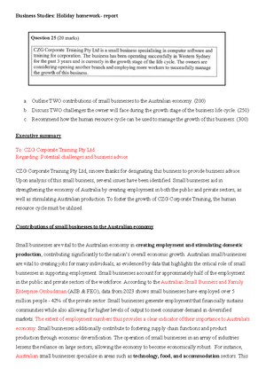 Year 10 Commerce - Grade: 10 - Secondary School - Studocu