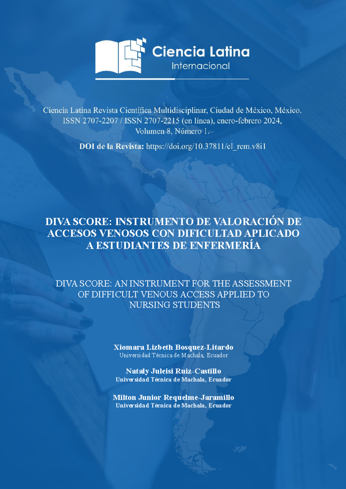 10251-Evaluación del Diva Score en Accesos Venosos Difíciles para ...