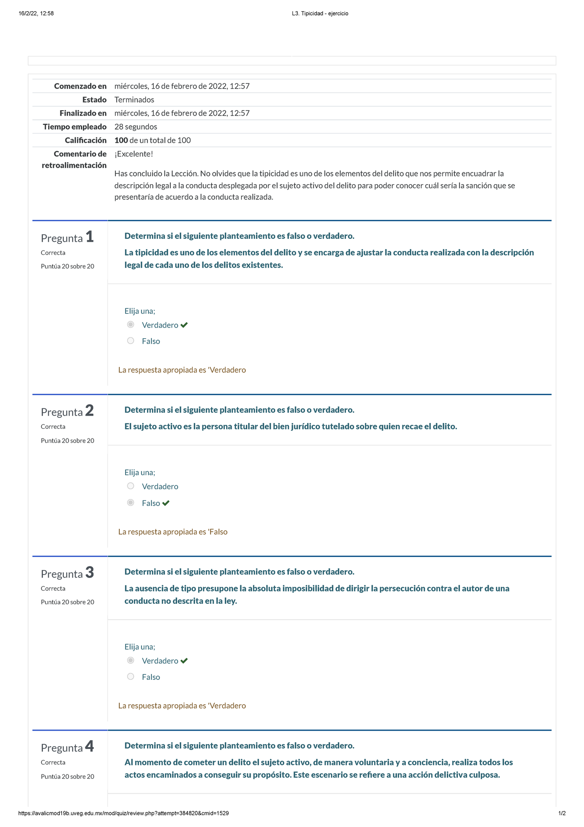 L3. Tipicidad - ejercicio - 16/2/22, 12:58 L3. Tipicidad - ejercicio - Studocu