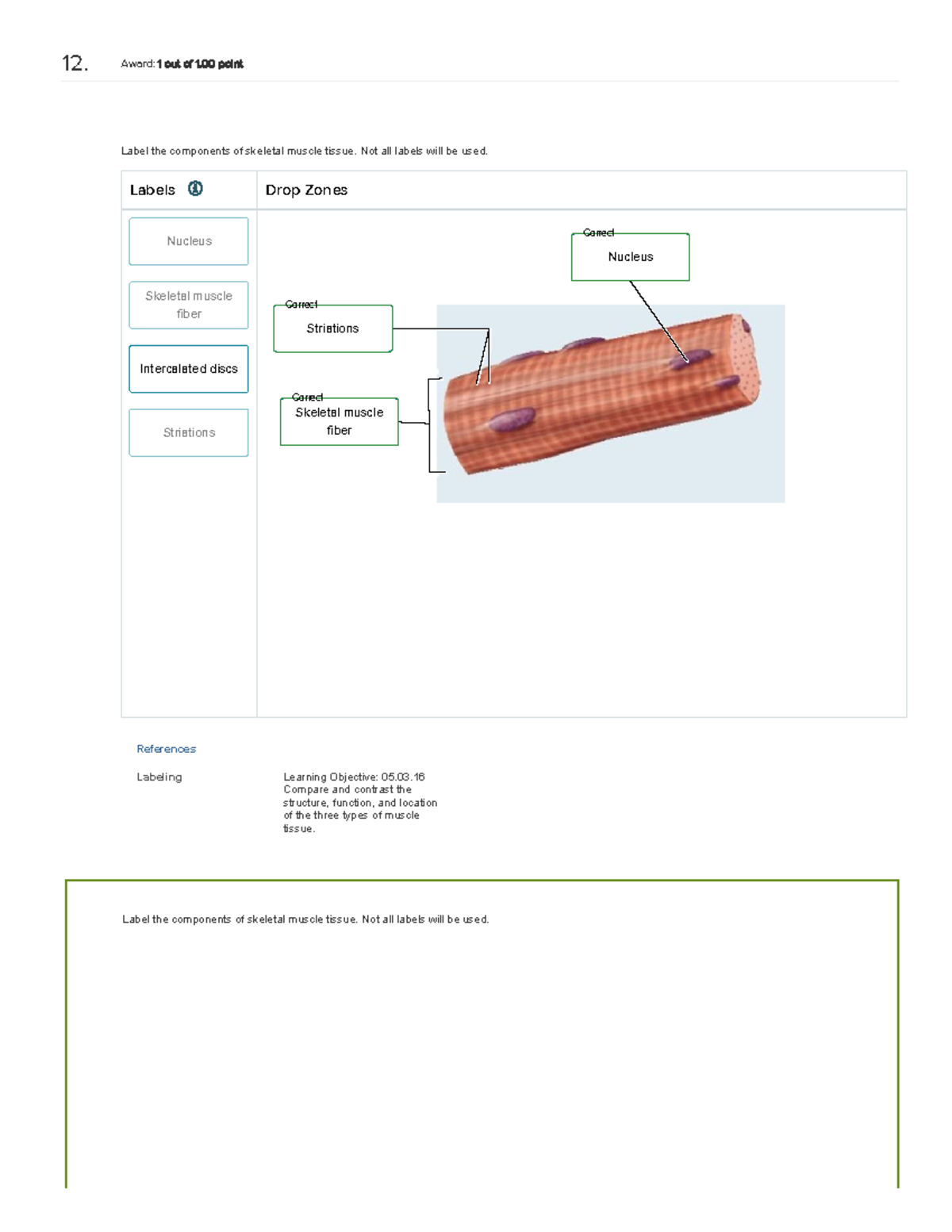 Labels and Components of Skeletal Muscle Tissue - Assignment 05.03.16 ...