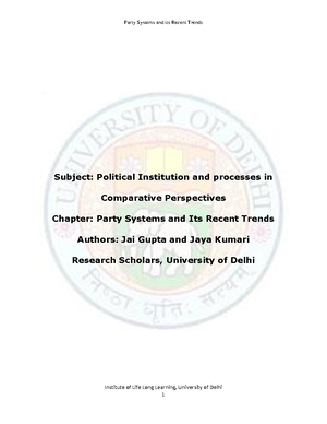 [Solved] What do you mean by political party briefly 8 - Political ...
