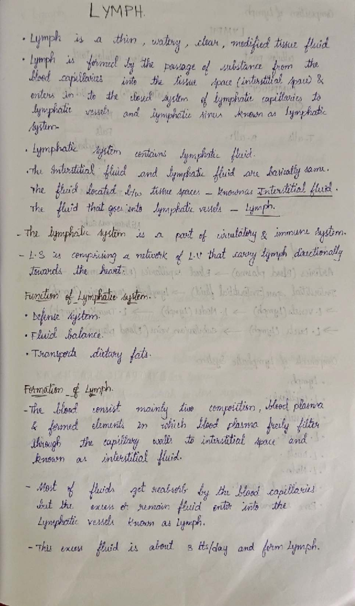 Lymphatic System Overview: Structure, Function, and Disorders - Studocu
