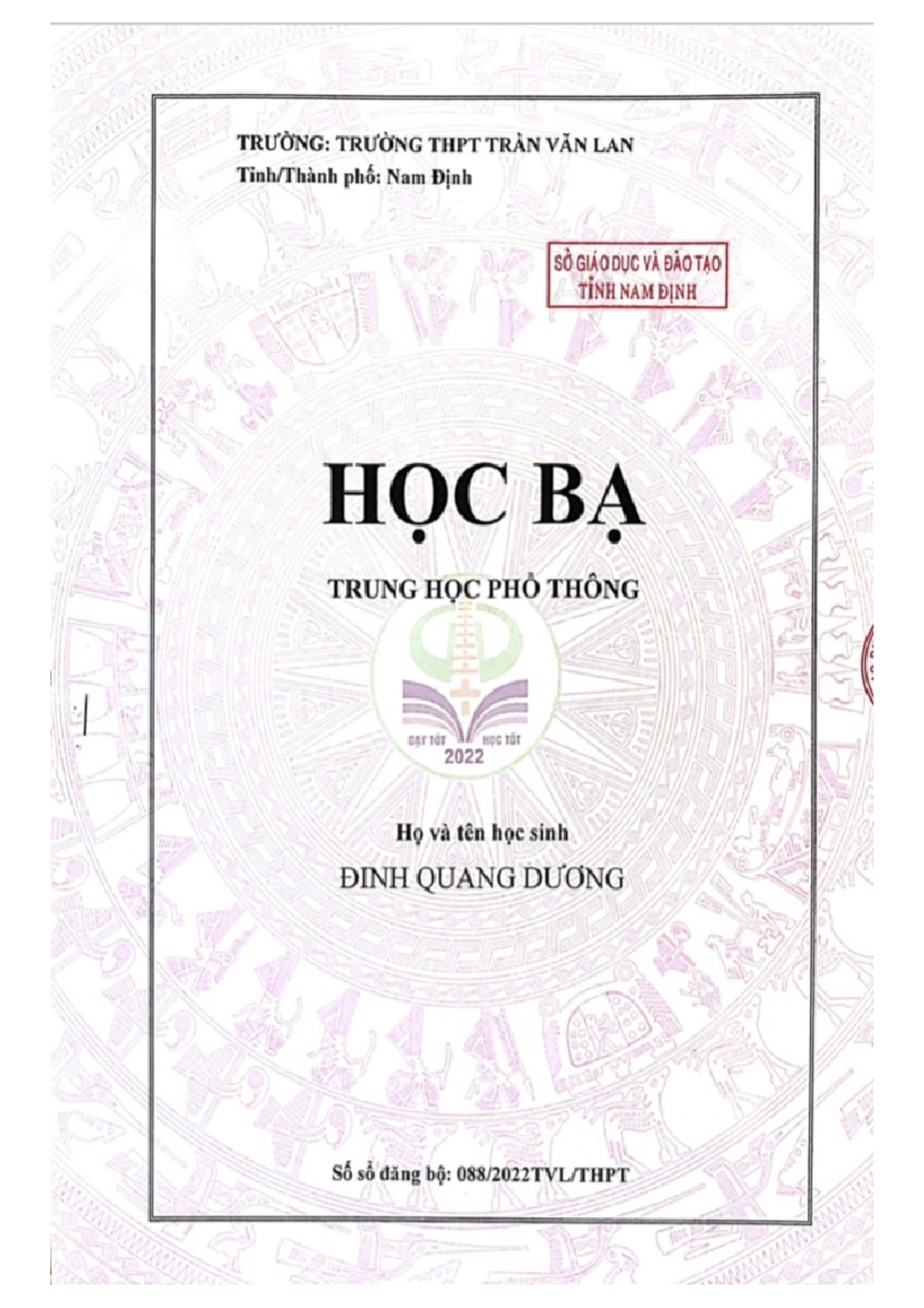 Final Exam Report for Class 12A3 - Dinh Quang Duong (2022-2023) - Studocu