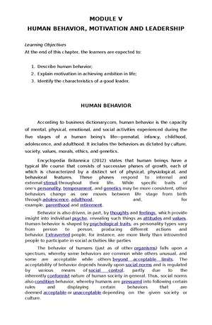 NSTP- Module Lesson-2 - LESSON 2 THE BASIC VALUES OF THE FILIPINOS ...