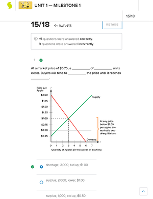Sophia microeconomics unit 2 milestone - 1 27 / 27! that's 100% RETAKE ...