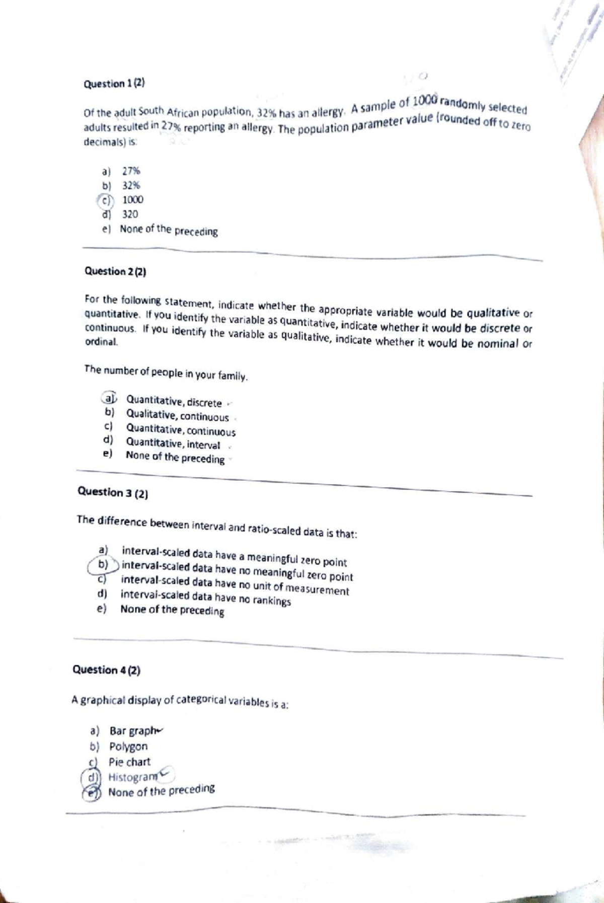 BUS 132 TT1 - Tutorial Activity on Statistical Concepts and Calculations - Studocu