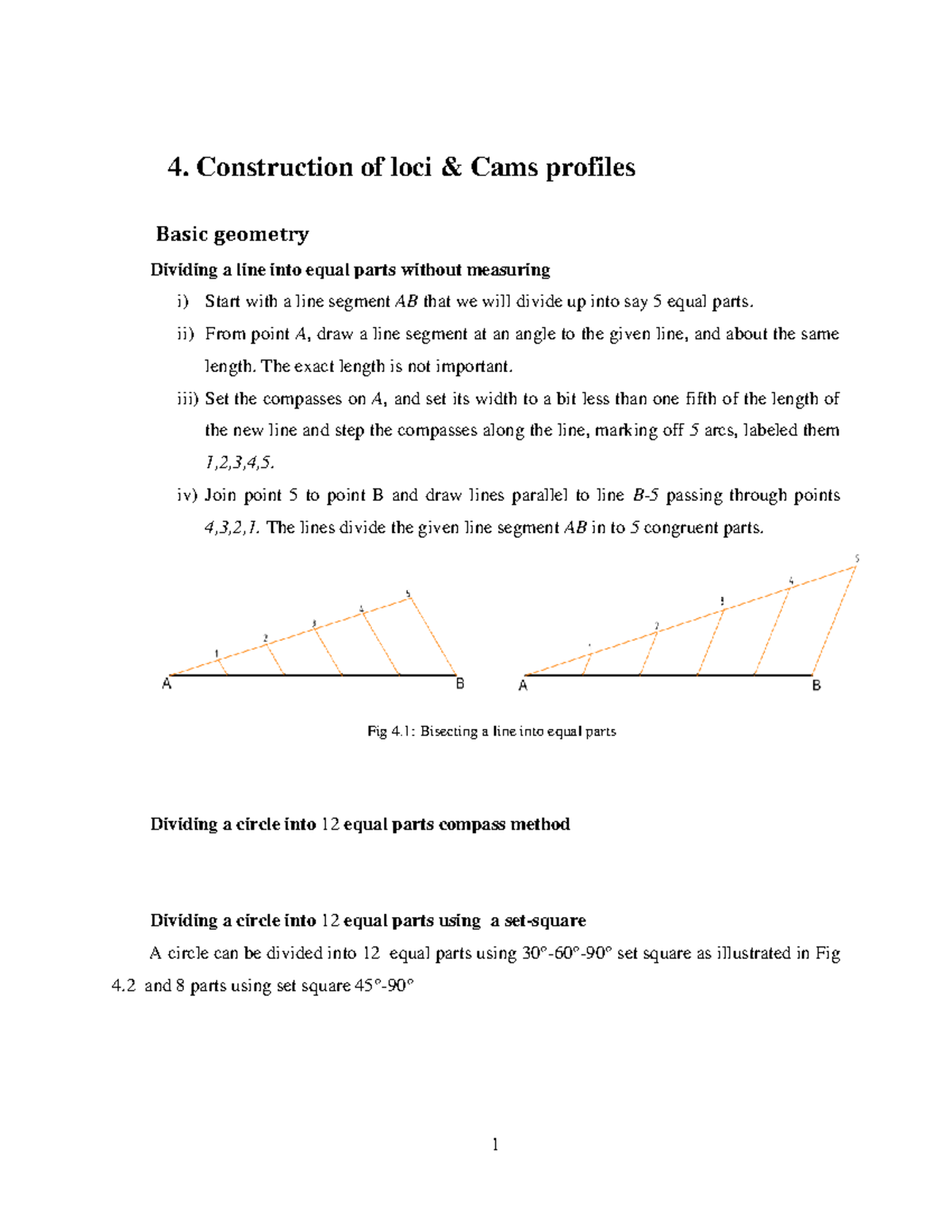 Engineering Drawing: Loci & Cam Profiles - Key Concepts and Methods ...