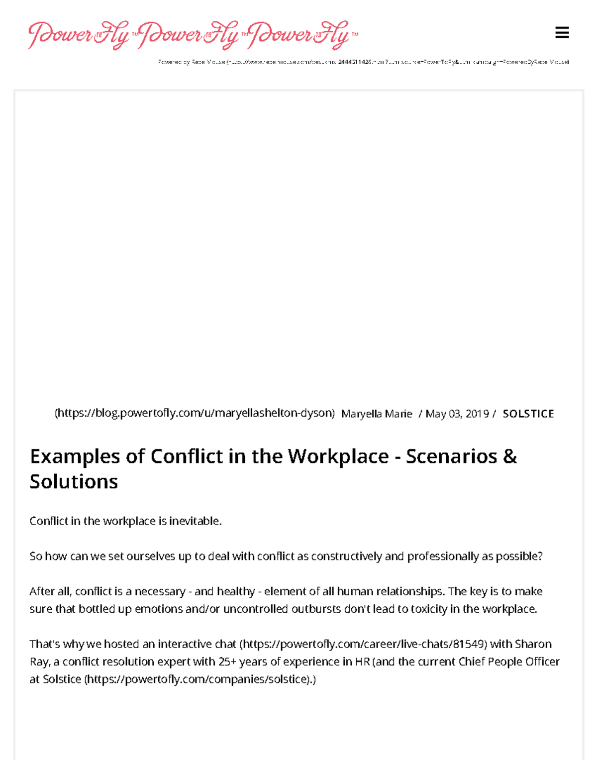 Examples of Conflict in the Workplace - Scenarios & Solutions - Power ...