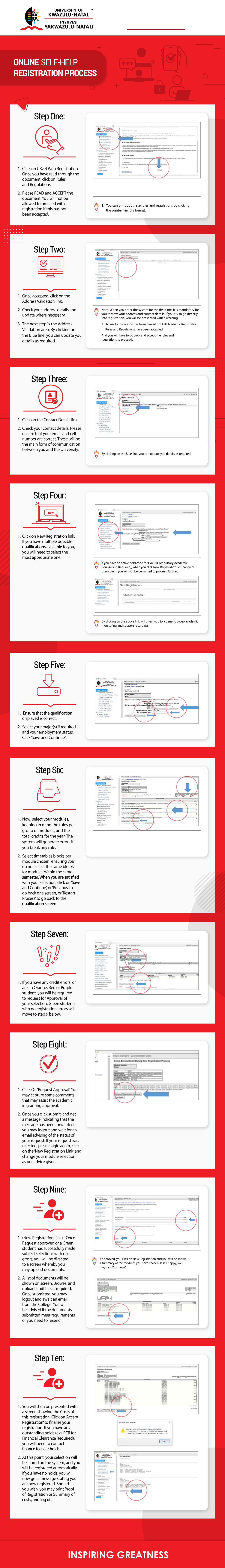UKZN Online Registration Process Guide: Step-by-Step Instructions - Studocu