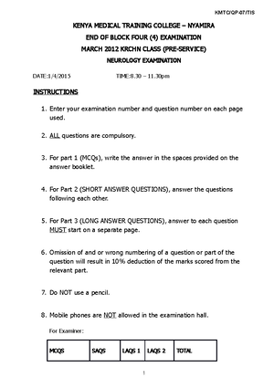 HSM Revision Questions - HEALTH SYSTEMS MANAGEMENT REVISION QUESTIONS ...