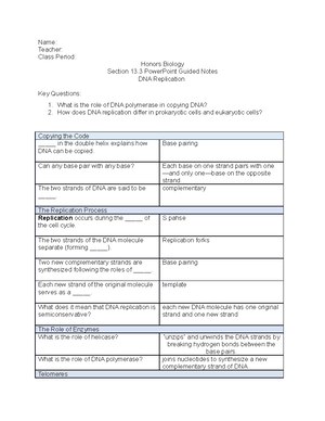 12.1 Biology The Work of Gregor Mendel Guided Notes - Name: john ...
