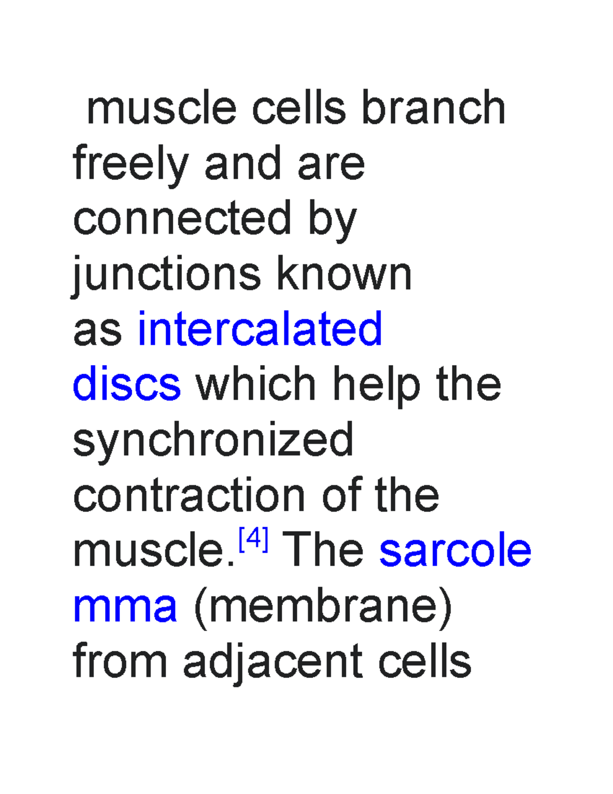 Synchronization of Muscle Contraction: Intercalated Discs Insights ...