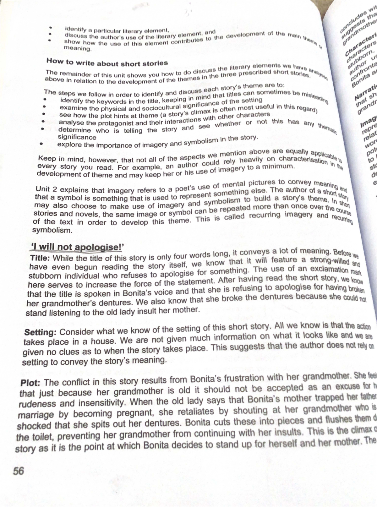 Literary Elements Analysis in Short Stories (ENG 101) - Studocu