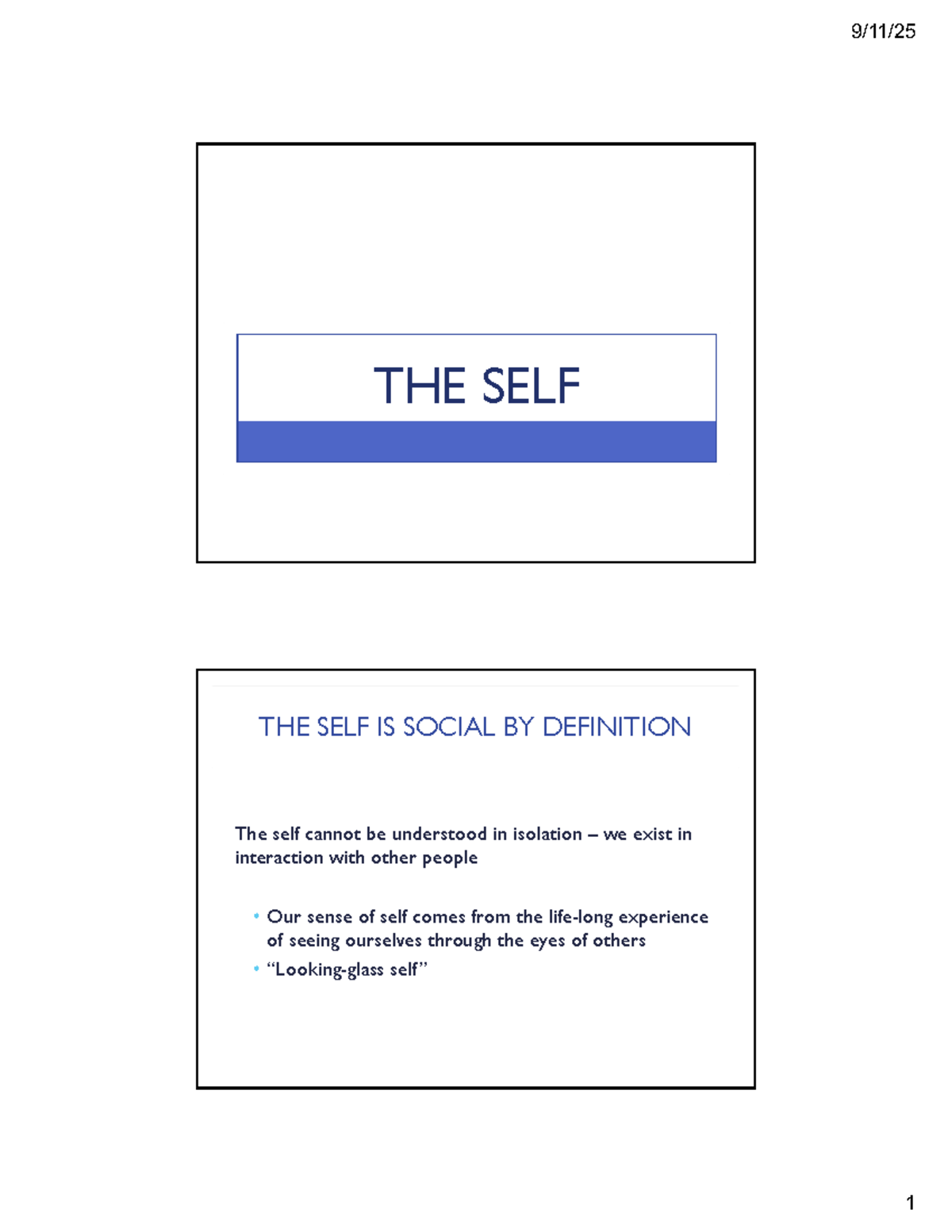 Self-Concept and Social Comparison: Understanding the Self and Emotions ...