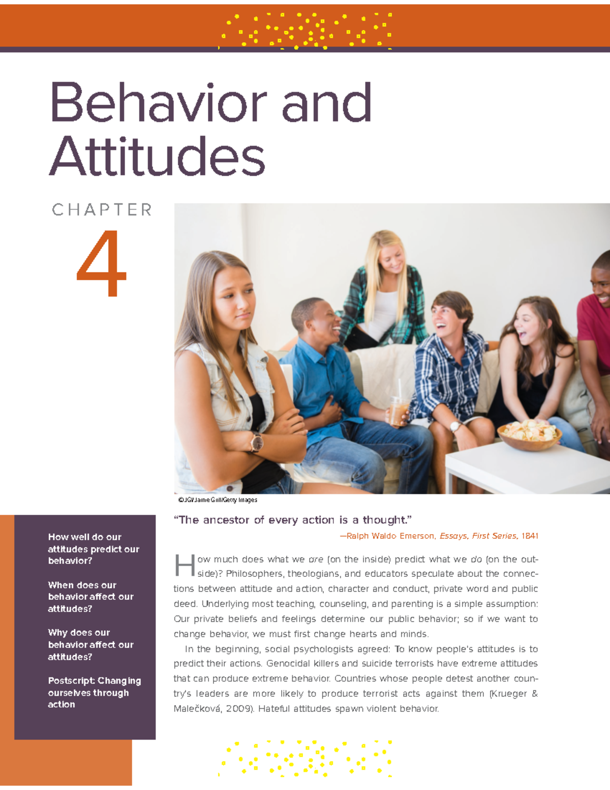 Behavior and Attitudes: Understanding the Influence of Actions on ...