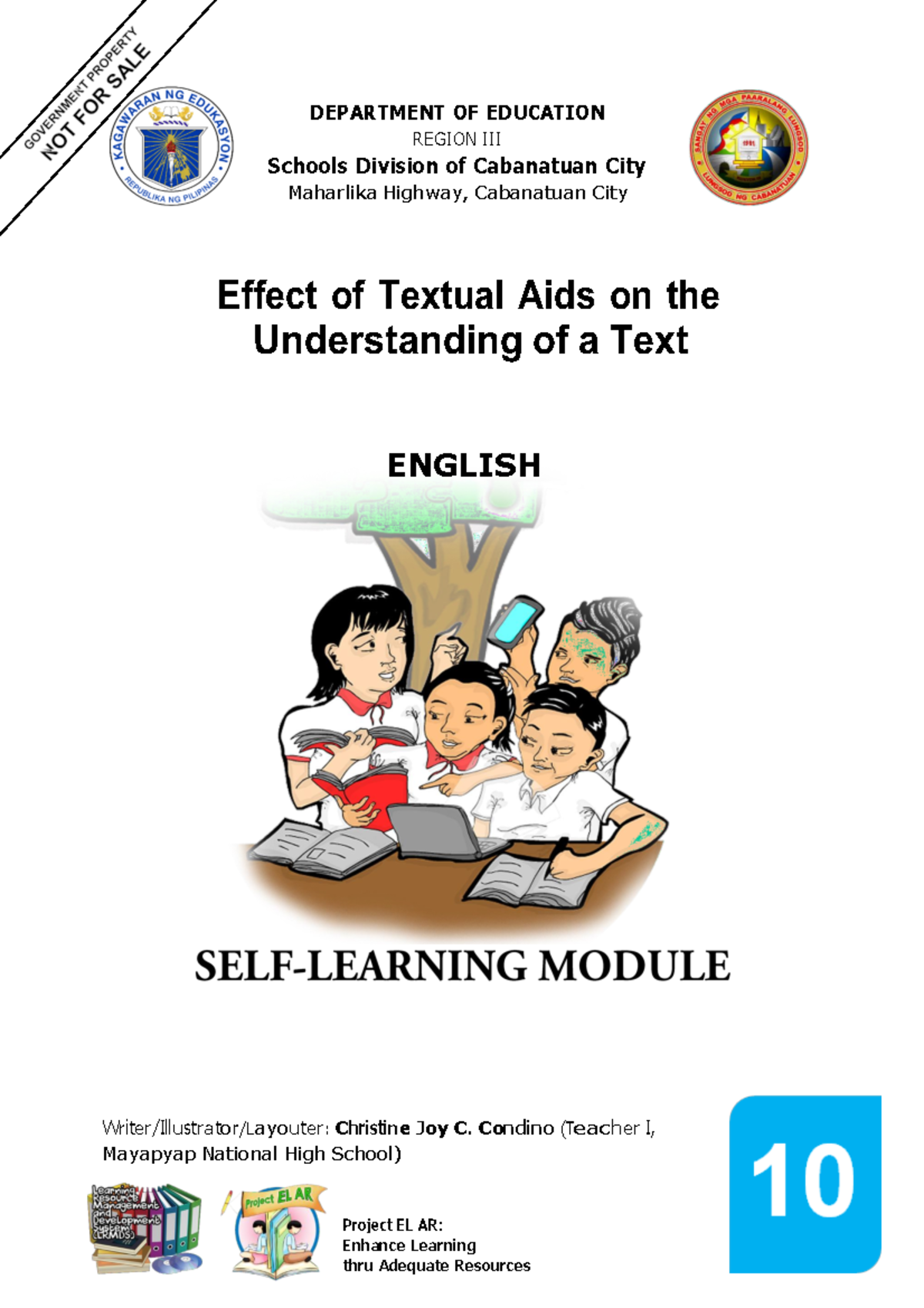 English.G10.Q1 - Daily Lesson Plan: Textual Aids & Text Understanding ...