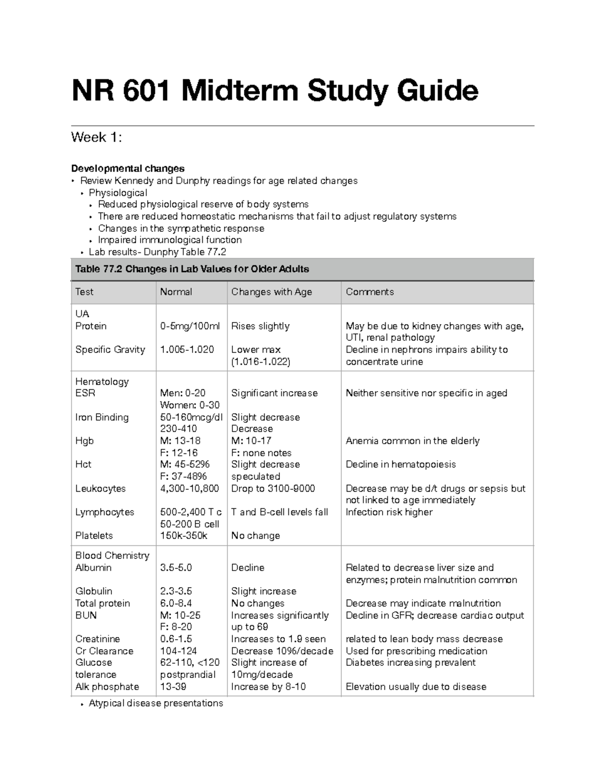 NR601 Week 1 Midterm Study Guide and Key Concepts - Studocu