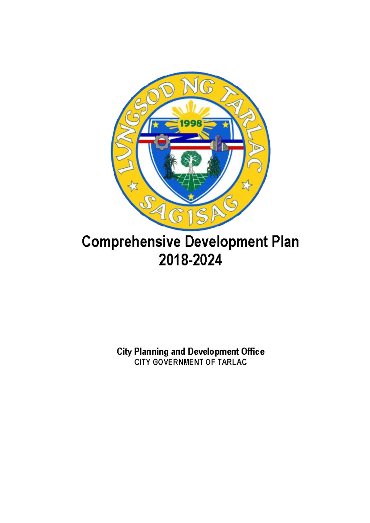 Tarlac-City-CDP 2018-2024: Comprehensive Development Plan Overview ...
