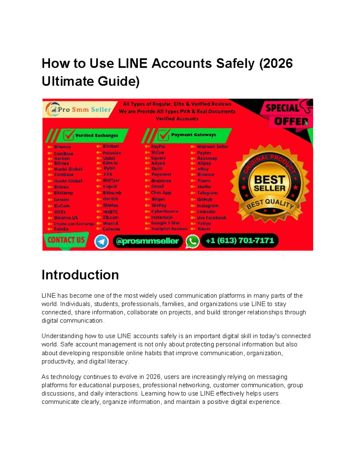 10 Recommended Sites for Buying Verified LINE Accounts (2026 Guide ...