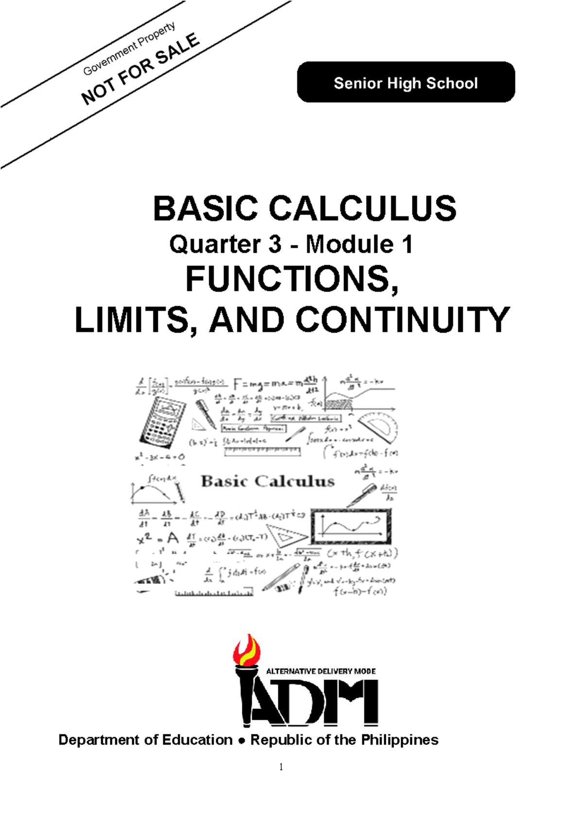 Basic Calculus G11 Q3Mod1 Functionslimitsand- Continuity-1 - NOT BASIC ...