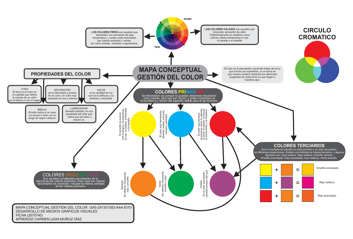 Mapa Conceptual: Gestión del Color - GA5-291301083-AA4-EV01 - Studocu
