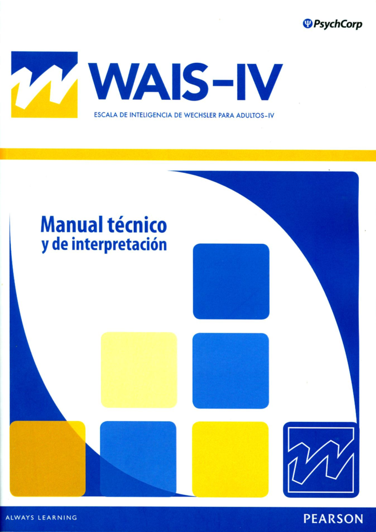 WAIS IV Technical Manual and Interpretation Guide - 02 - Studocu