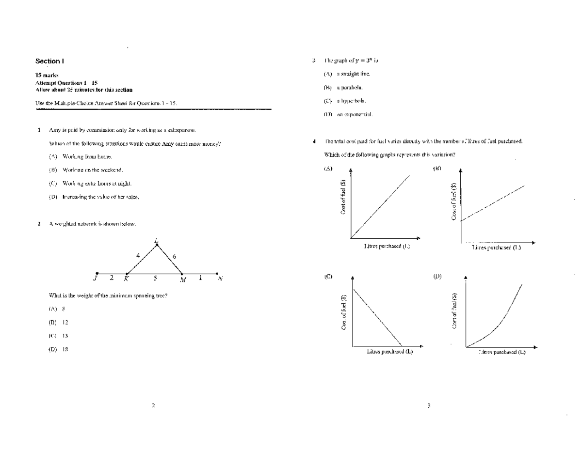 2020 Knox Maths - Trial Exam Questions on Annuities & Flow - Studocu