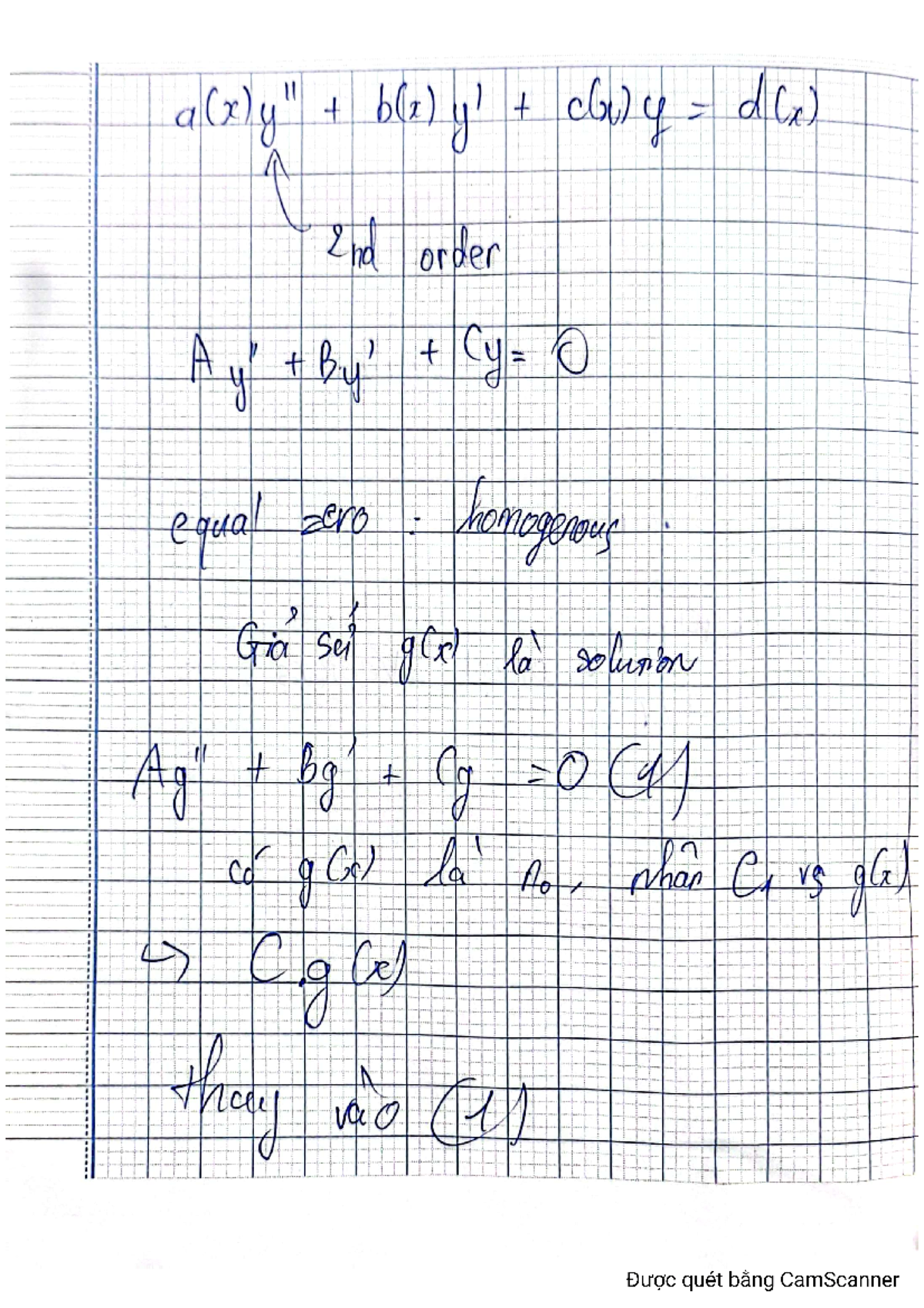 Exercises matrix odes - a(x)y" + b(2) y' + cluy d(x) 2nd order Ay' + By ...
