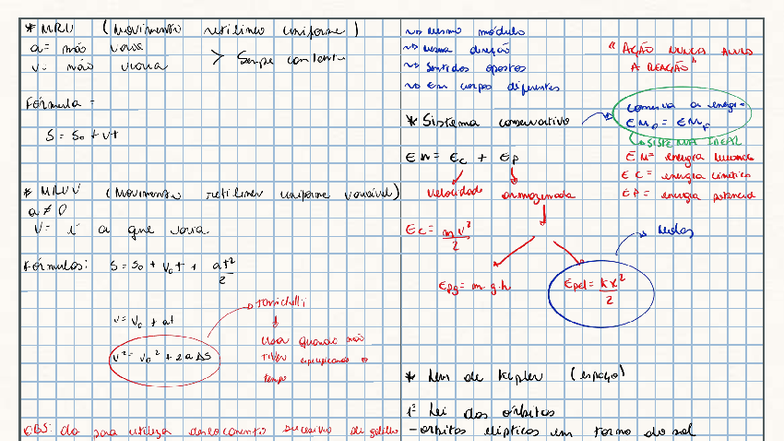 MRU and Dynamics: Key Concepts and Formulas for Exam Preparation - Studocu