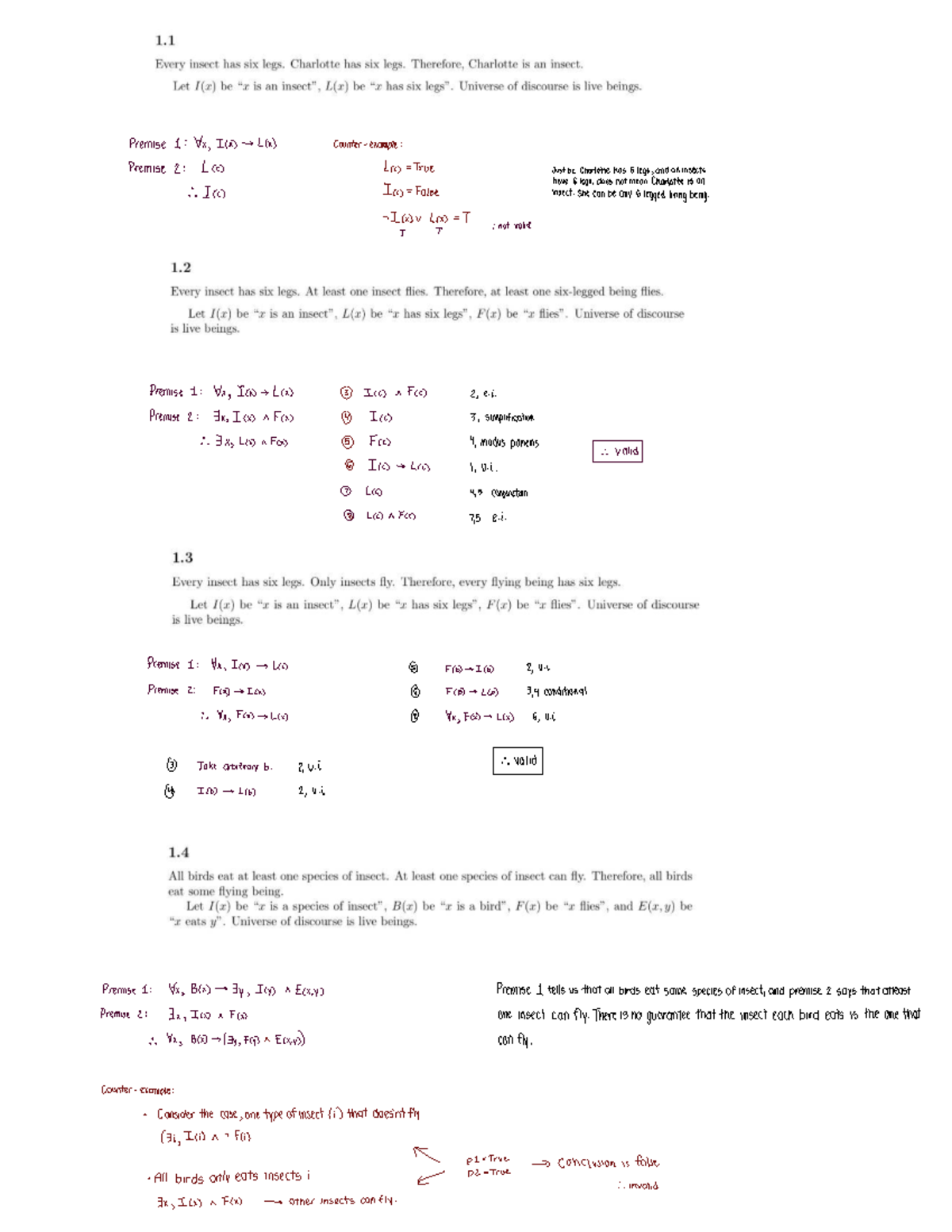 Tutorial homework 5: logical premises and validity analysis - Studocu