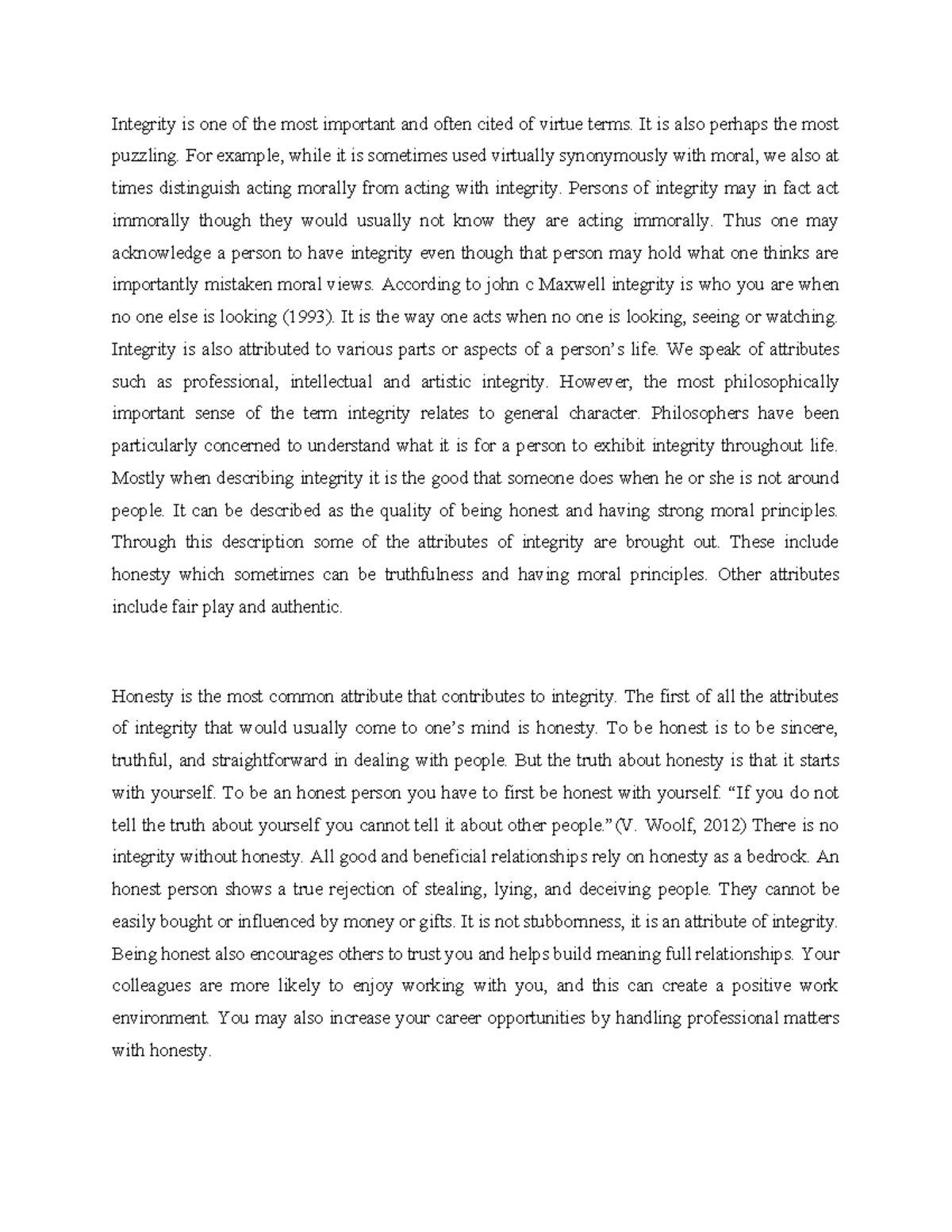 Integrity and Its Key Attributes: A Study on Life Skills Development ...