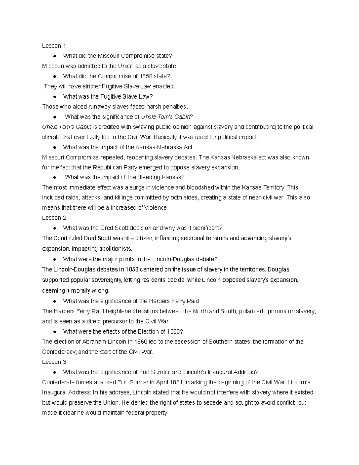 Civil War Overview: Key Events, Strategies, and Social Effects - Lesson ...