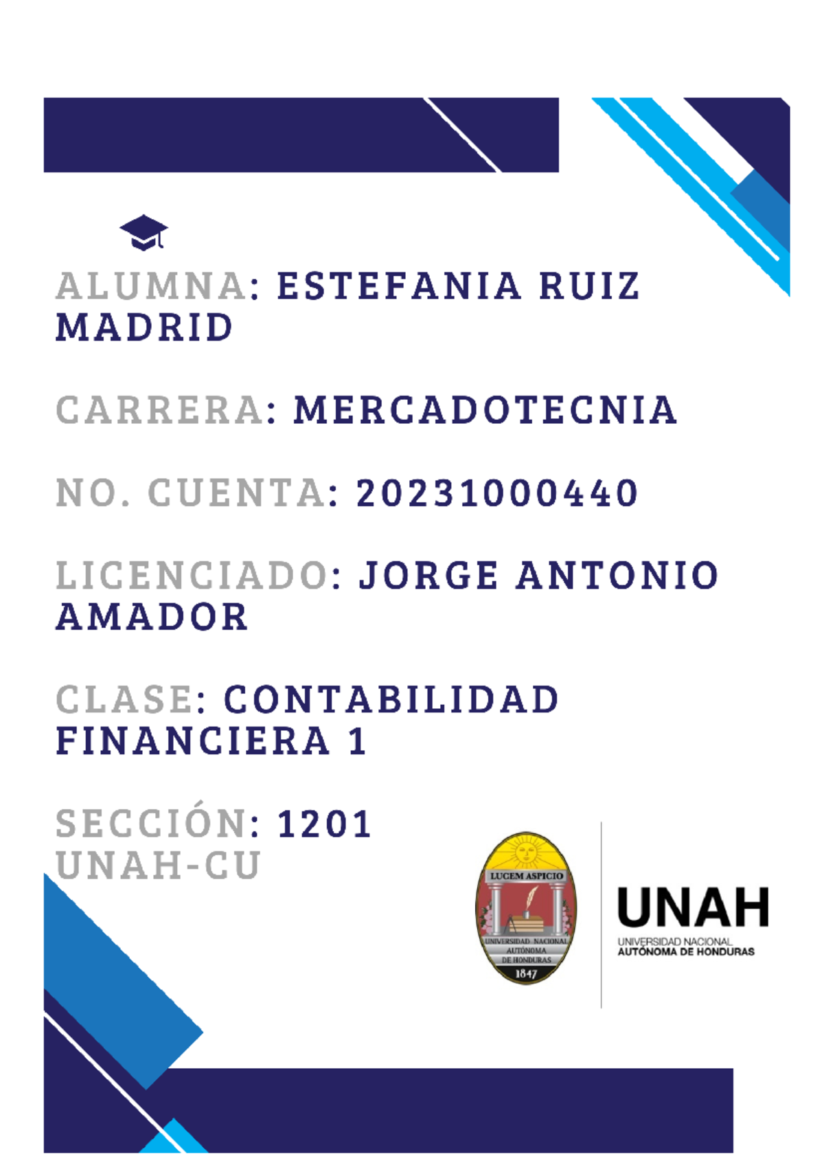 Contabilidad Financiera 1 - U1T1a3 Estefania Ruiz - Studocu