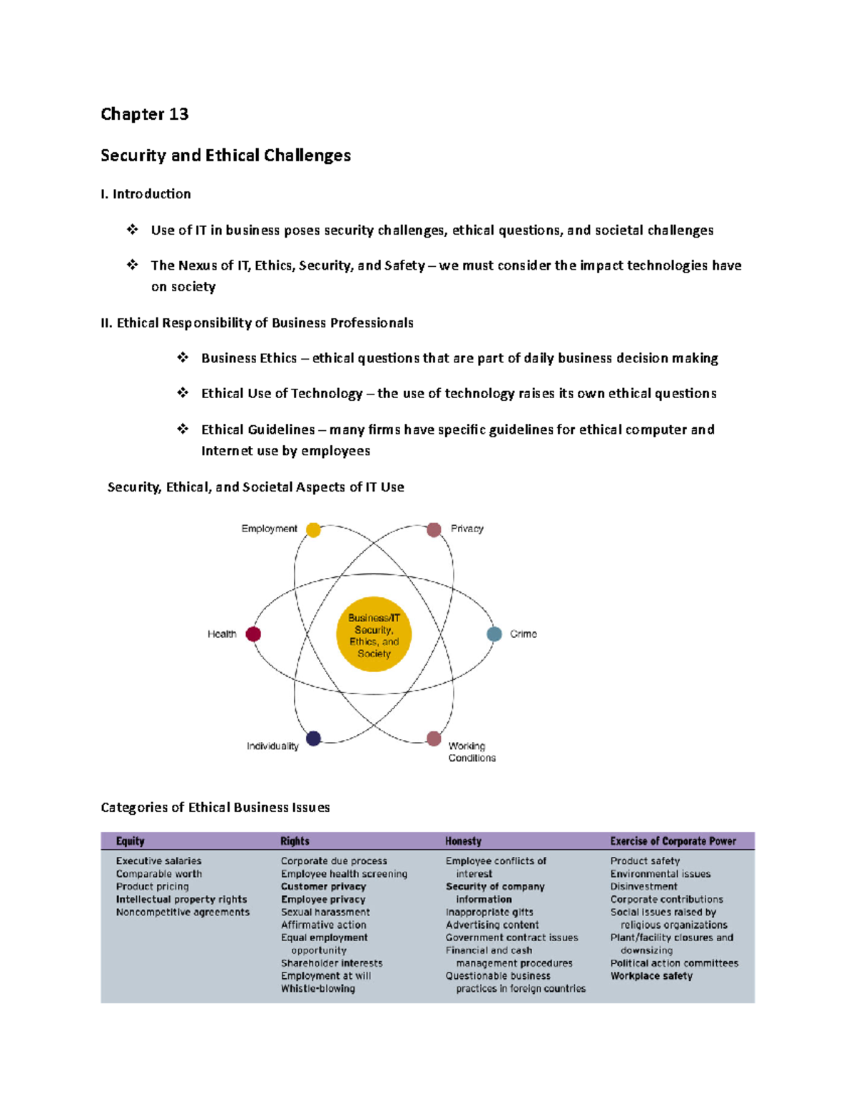 Chapter 13 Computer And Information Security Chapter 13 Security And