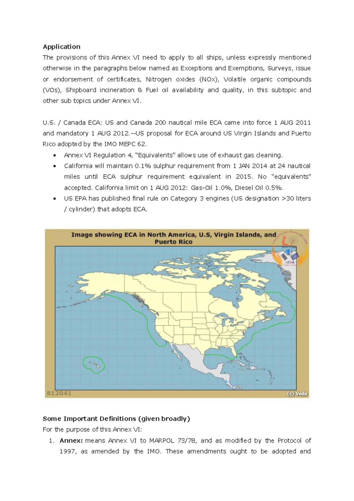 Annex VI - Global Warming Potential (GWP) Regulations Overview - Studocu