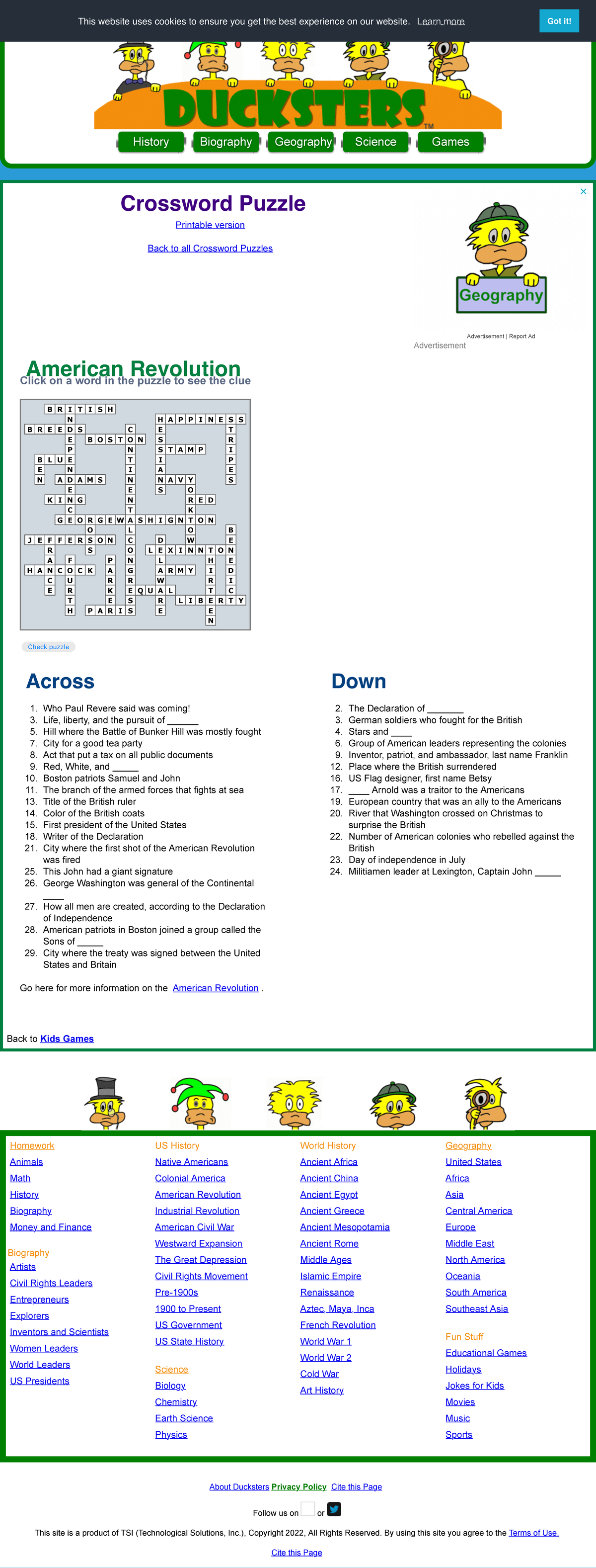 British And American Soldiers Crossword